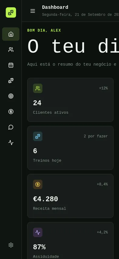 FitFlow CRM & Fitness App