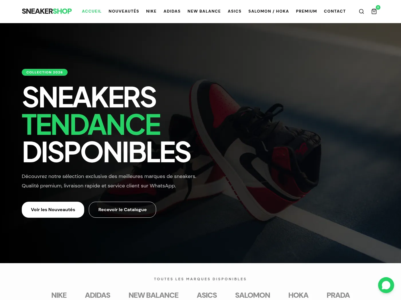 SneakerShop Pro Website