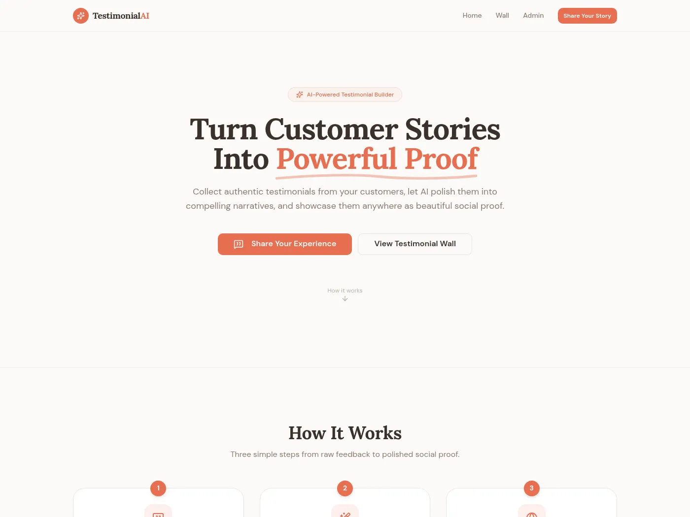 AI Testimonial Builder