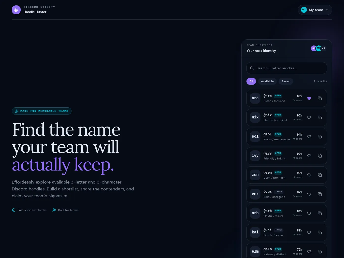 Discord Handle Hunter