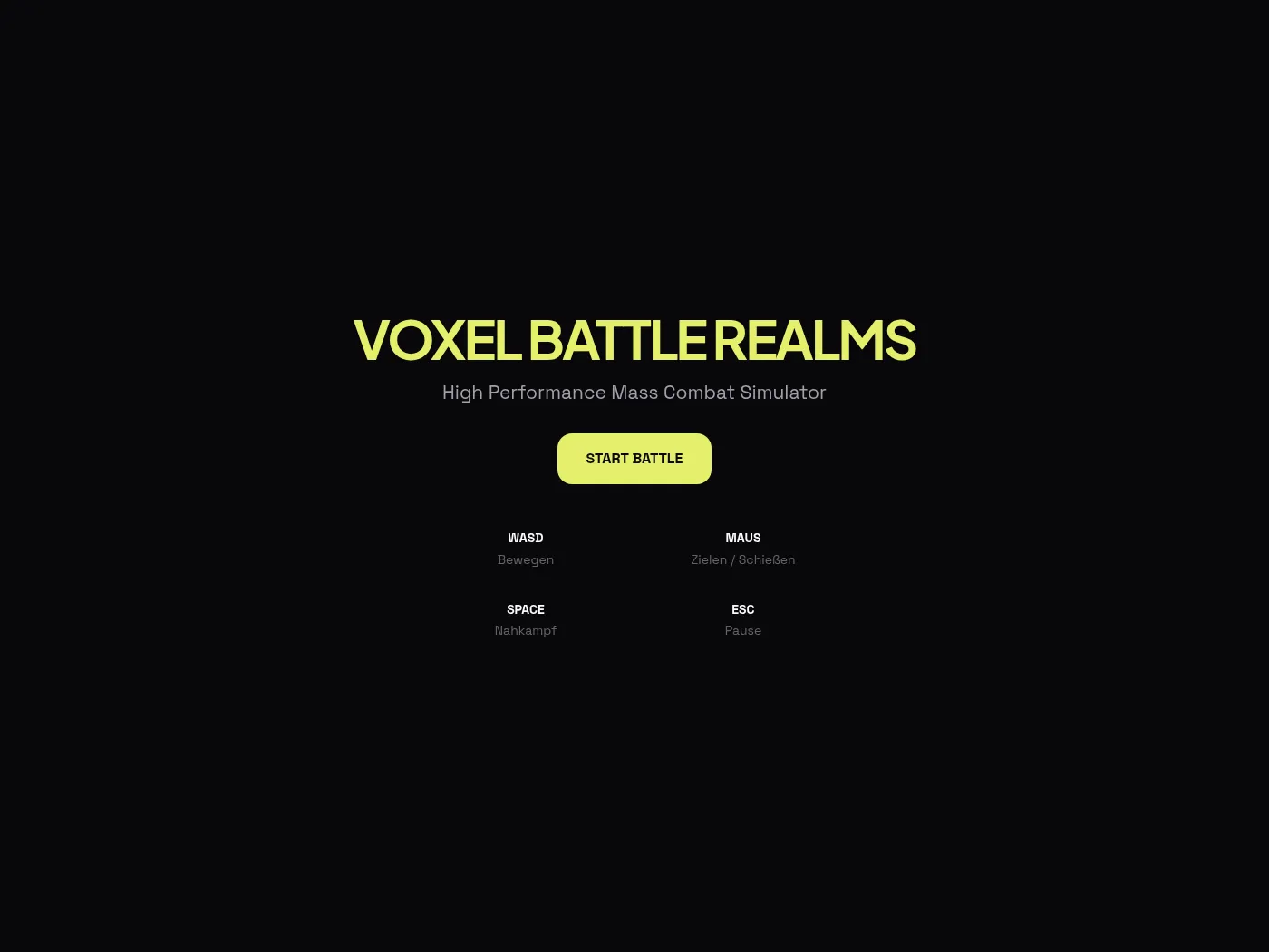 Voxel Battle Realms