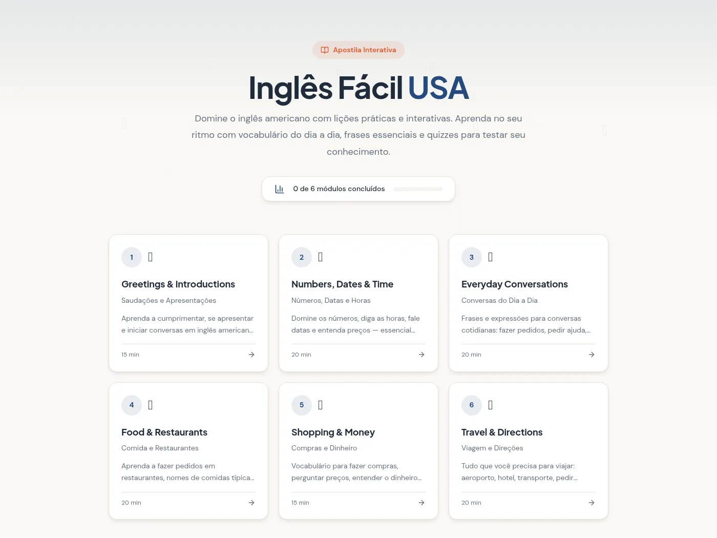 Inglês Fácil USA