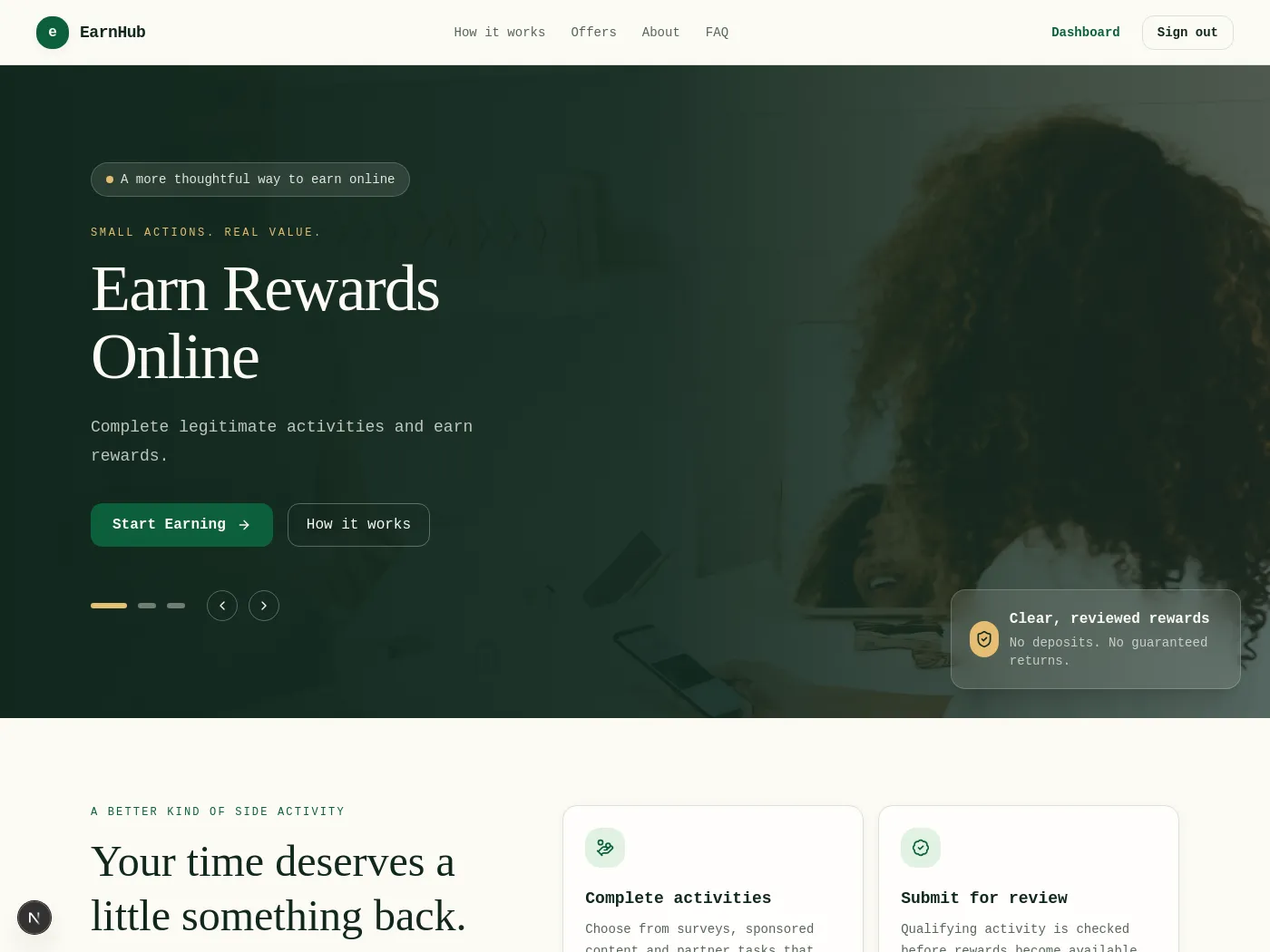 EarnHub Rewards Platform