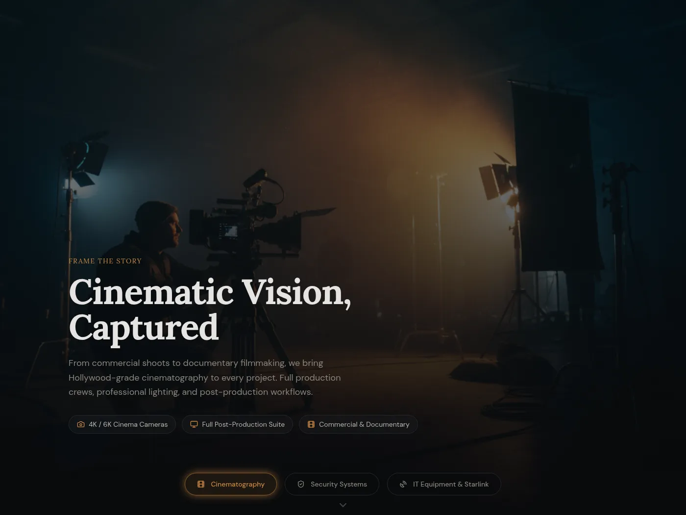 CineTech Portfolio Hub