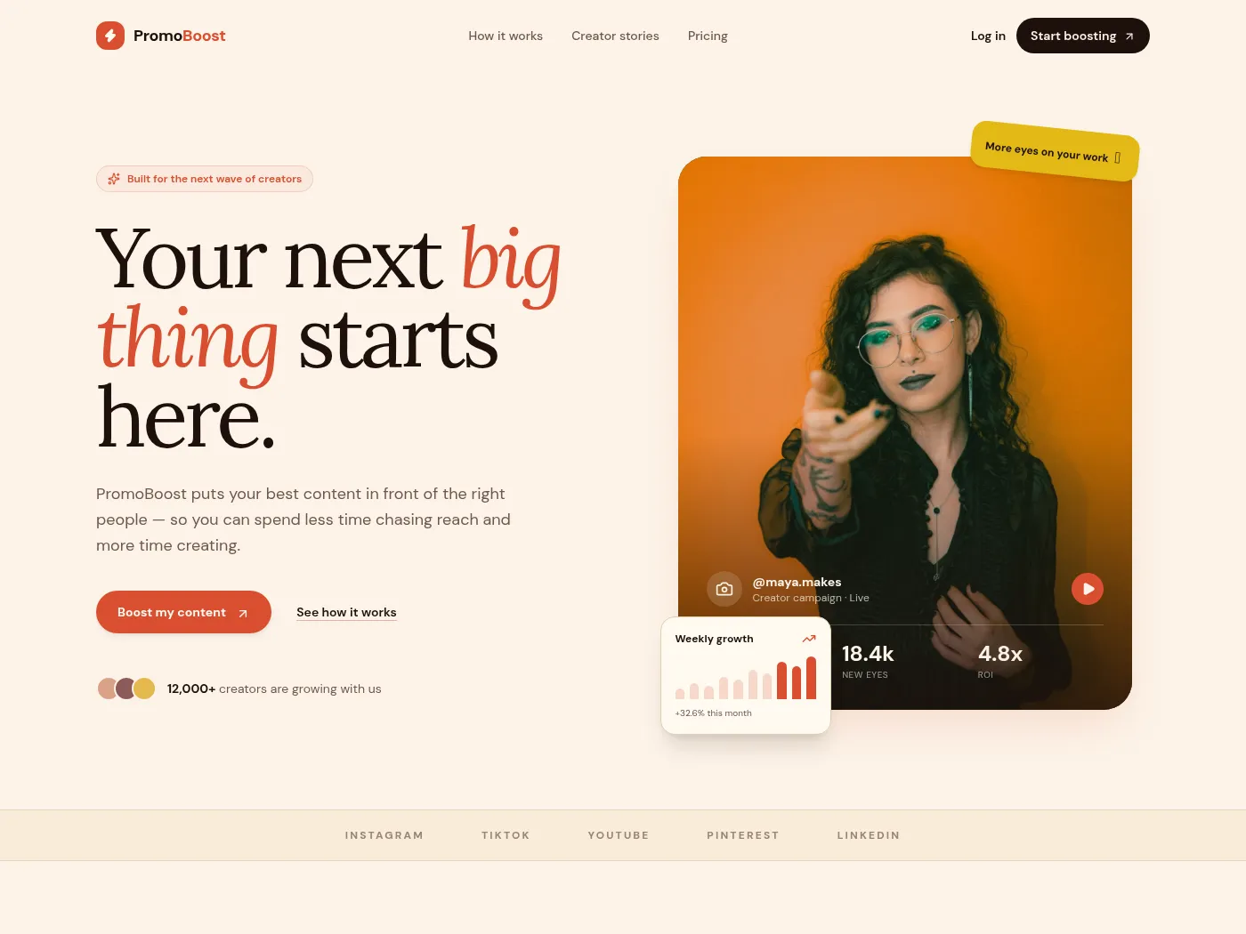 PromoBoost Website