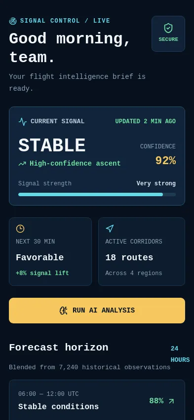 Aviation Signal Predictor