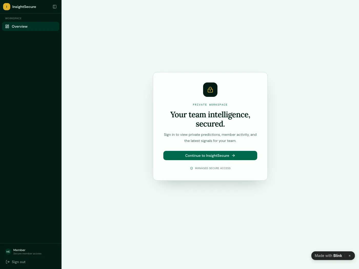 InsightSecure Dashboard