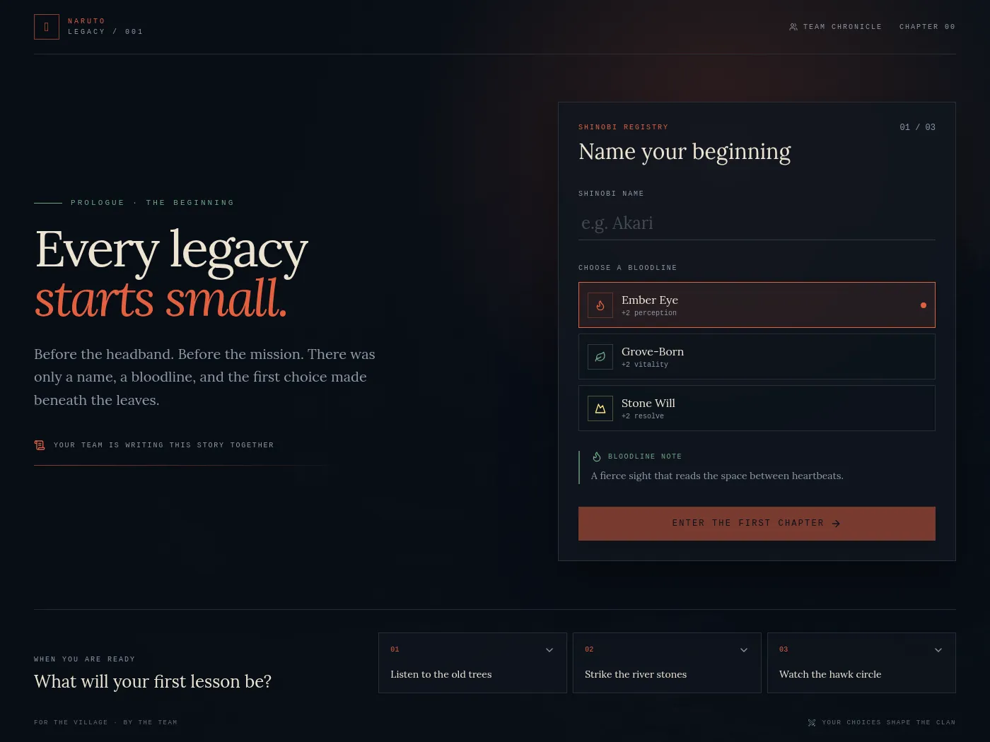 Naruto Legacy RPG