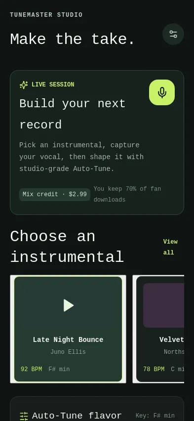 TuneMaster Studio