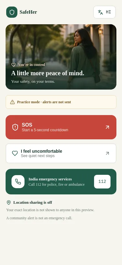 SafeHer Mobile