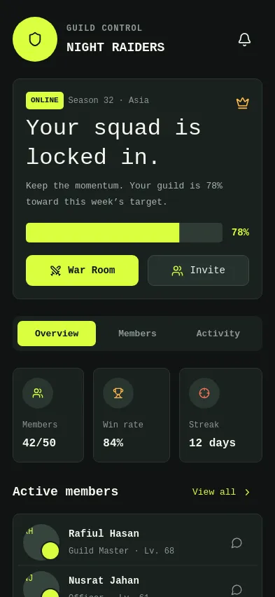 Free Fire GuildBot