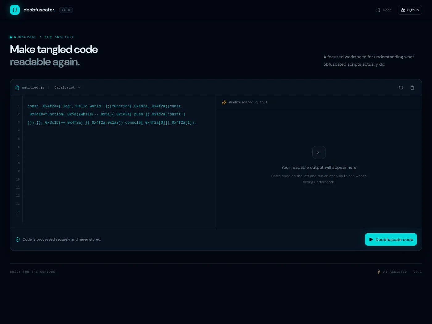 Deobfuscator Discord Bot