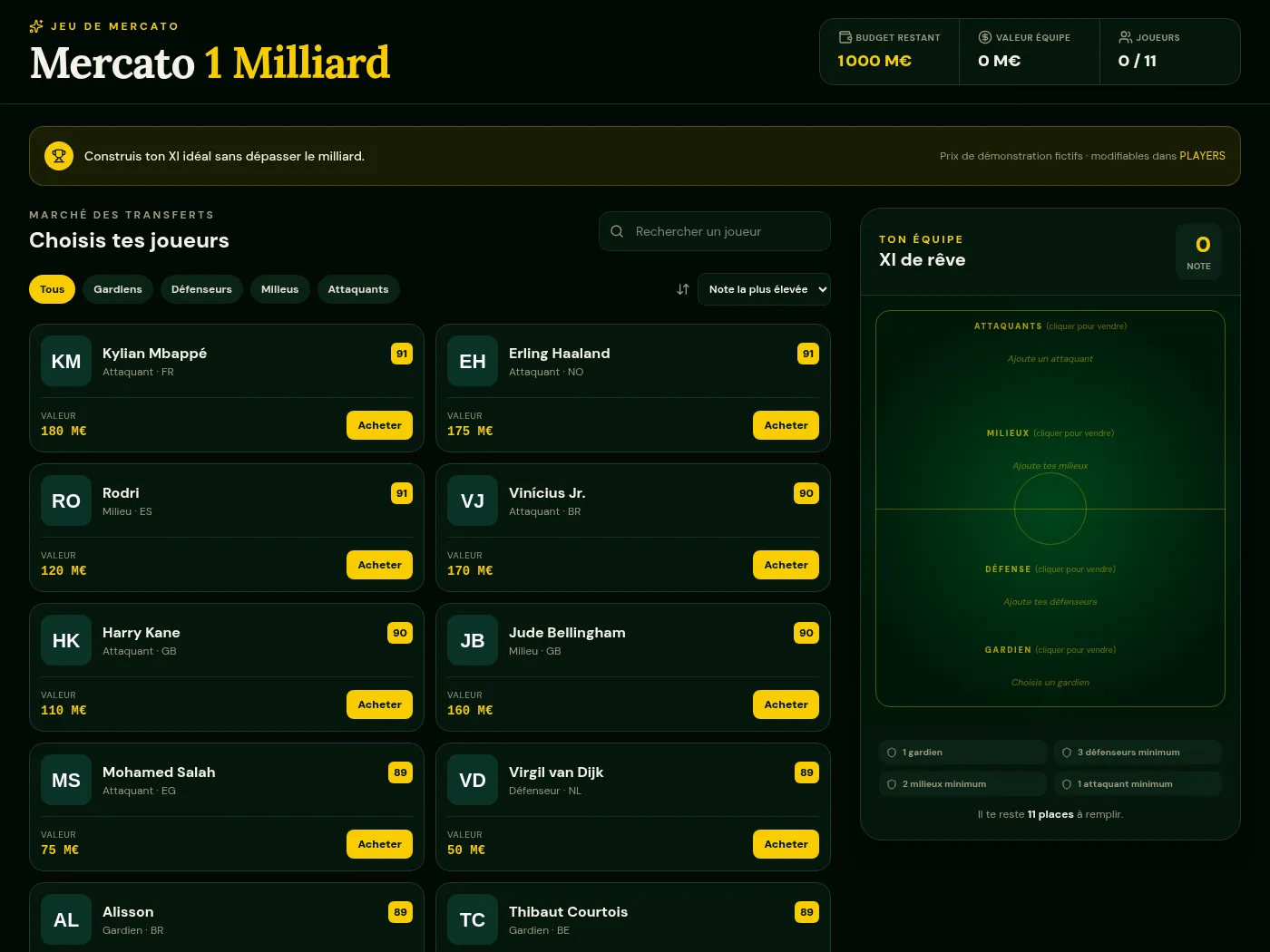 Mercato 1 Milliard