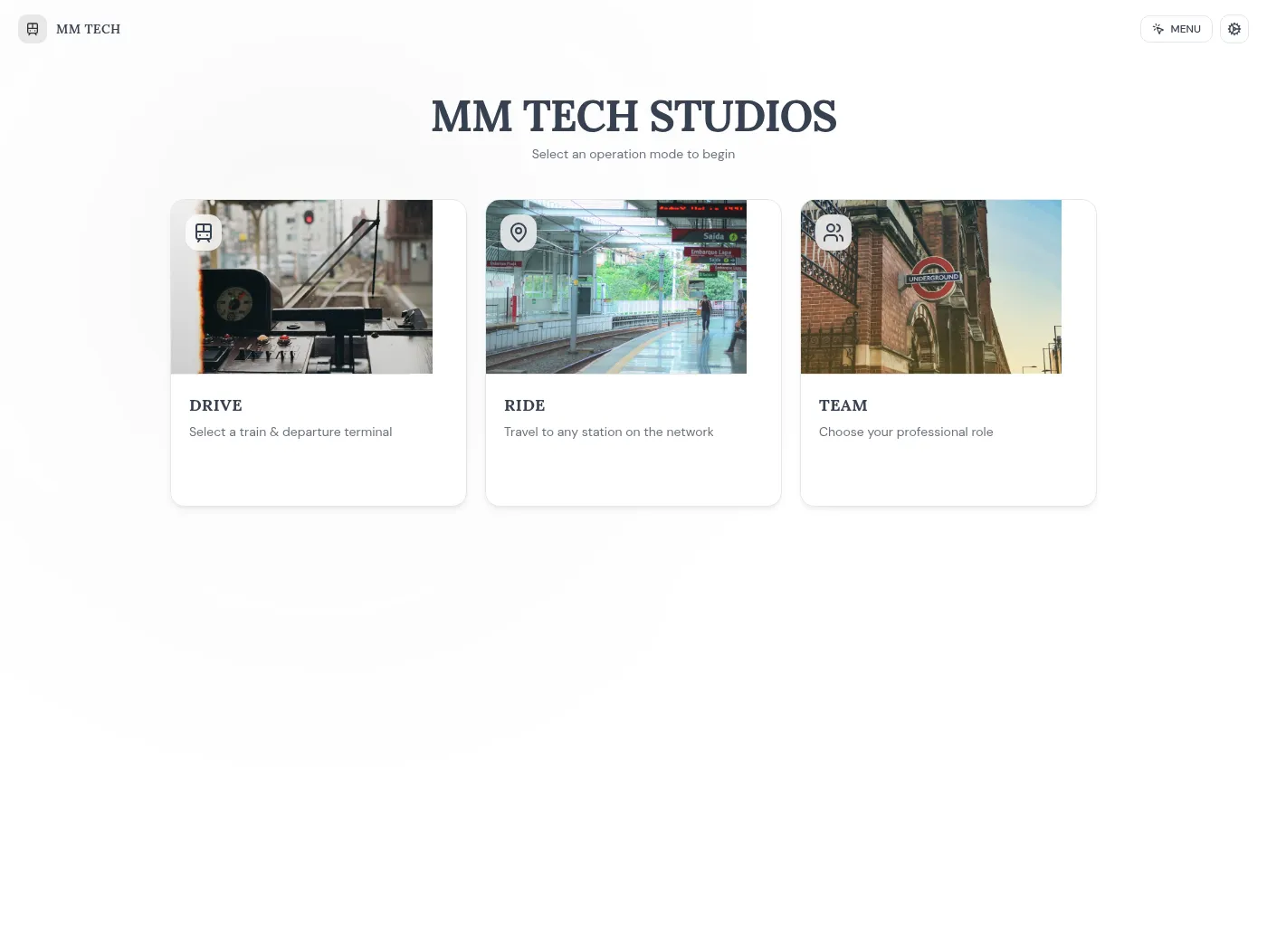 MMTech Modern Menu System