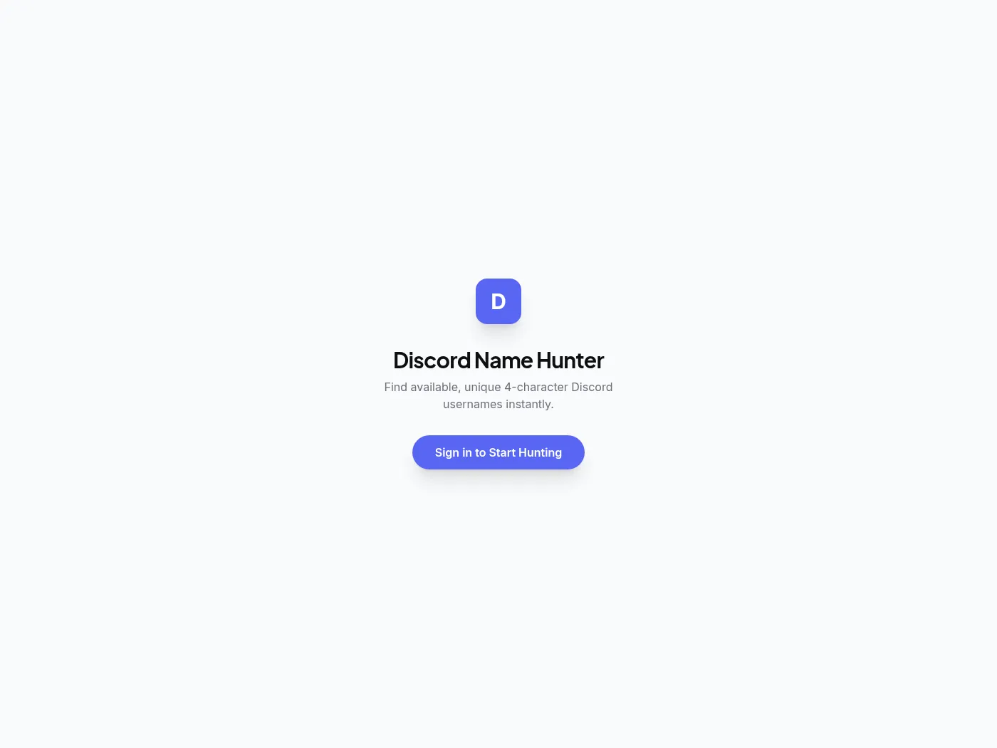 Discord Name Finder