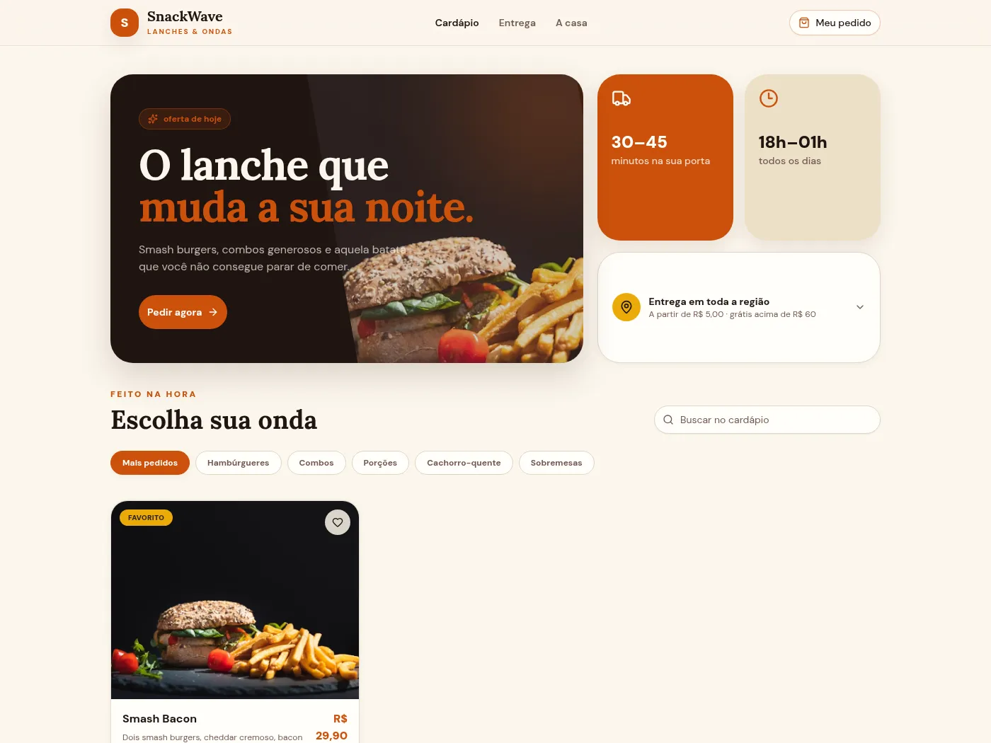SnackWave Delivery System