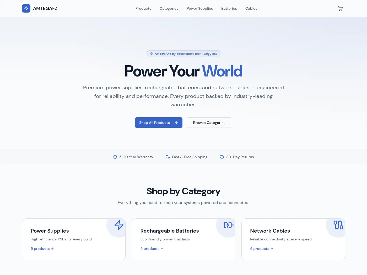 AMTEGAFZ Online Store