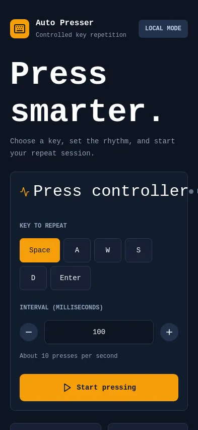 Auto Key Presser