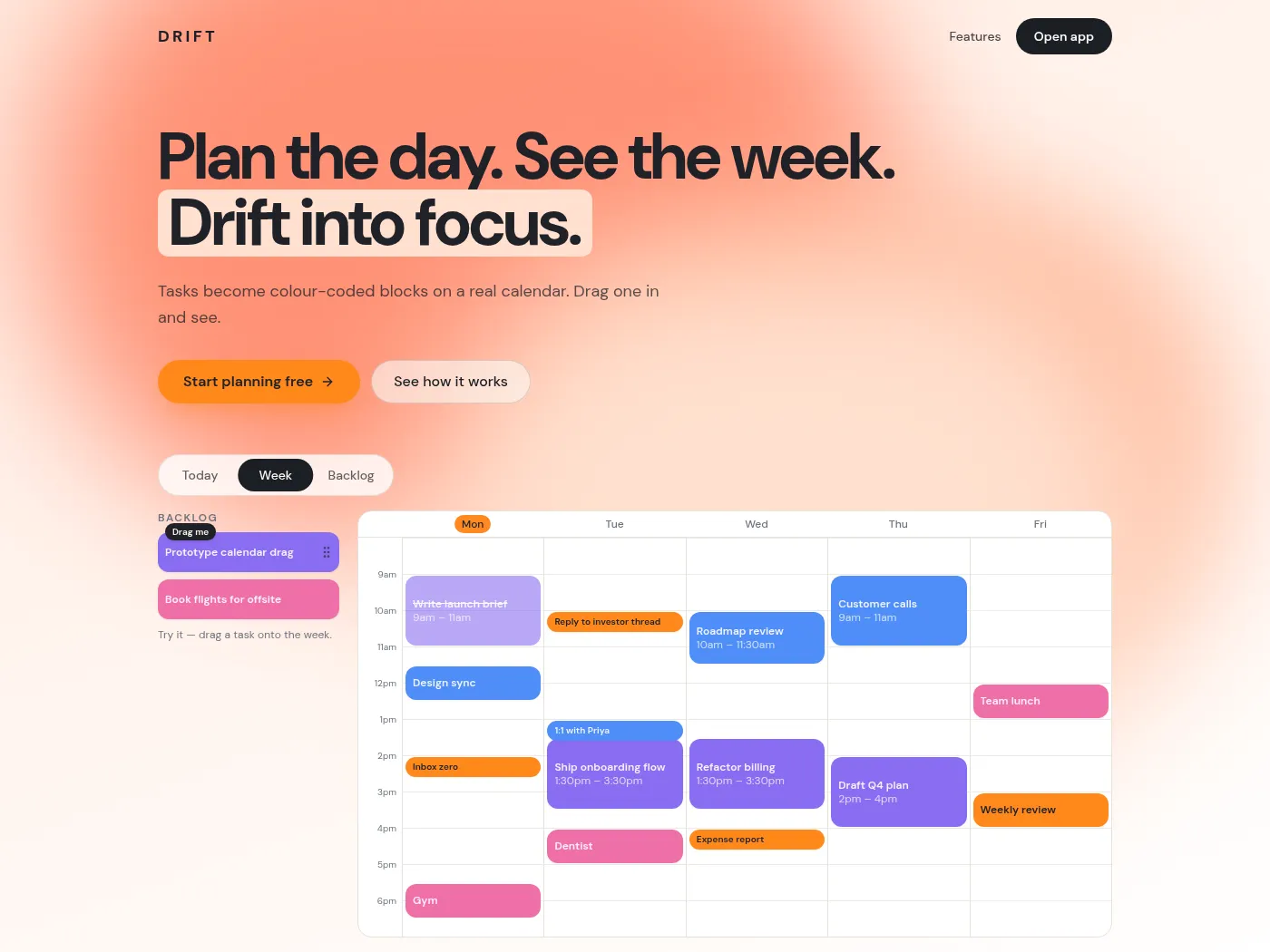 DRIFT Daily Planner (Remix)
