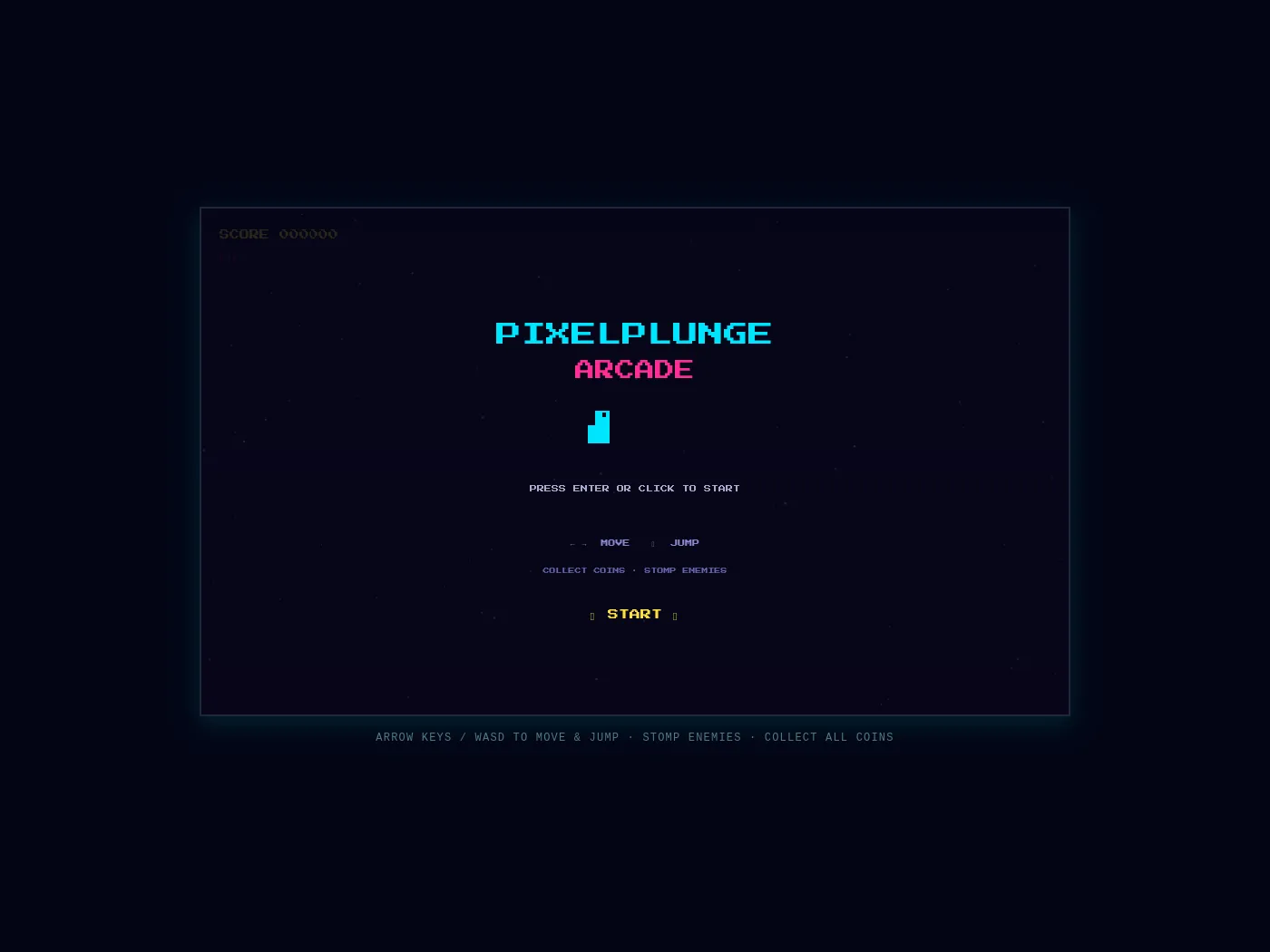 PixelPlunge Arcade