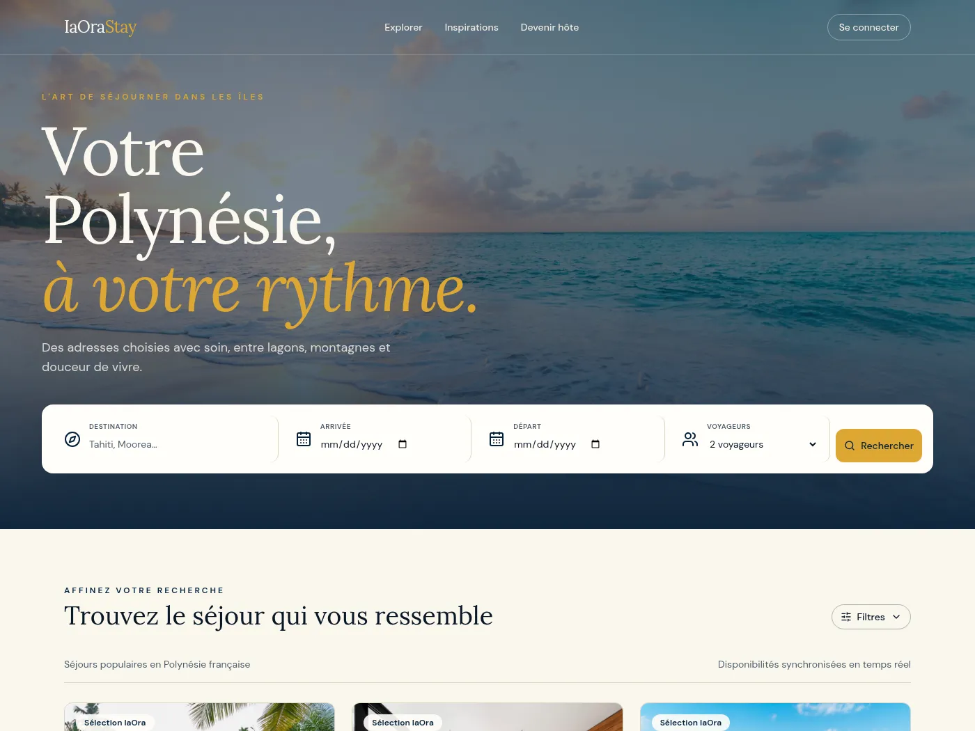 IaOraStay Search Engine