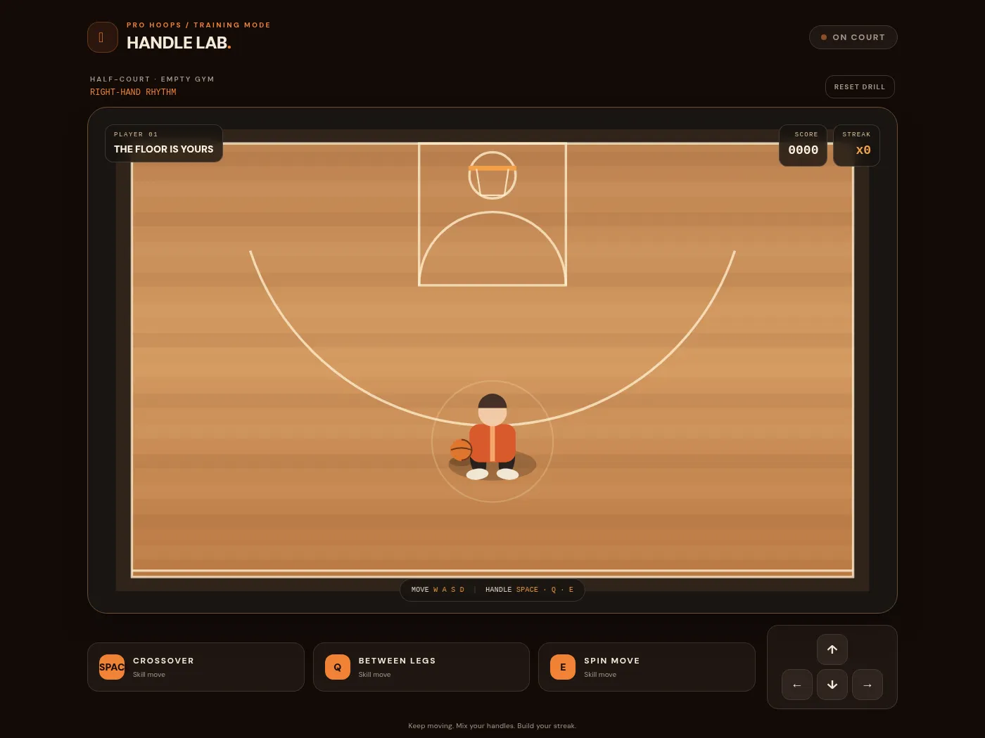 Pro Hoops Dribble