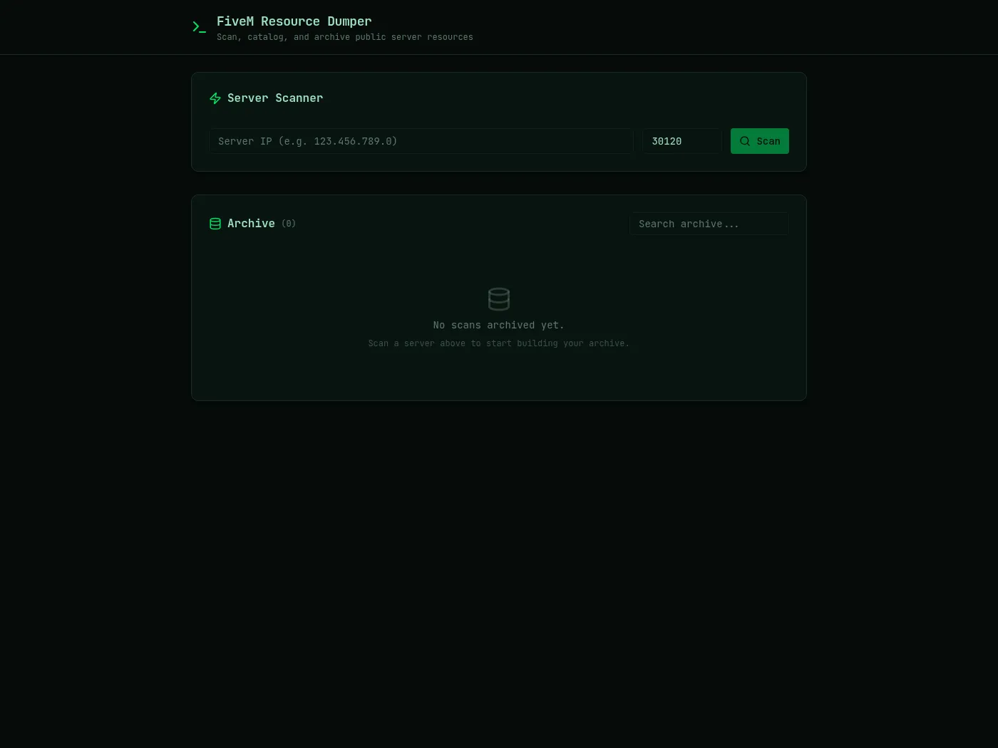 FiveM Resource Dumper