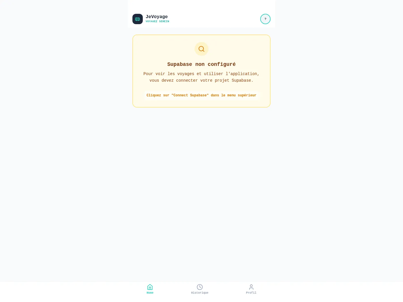 JeVoyage Bus App