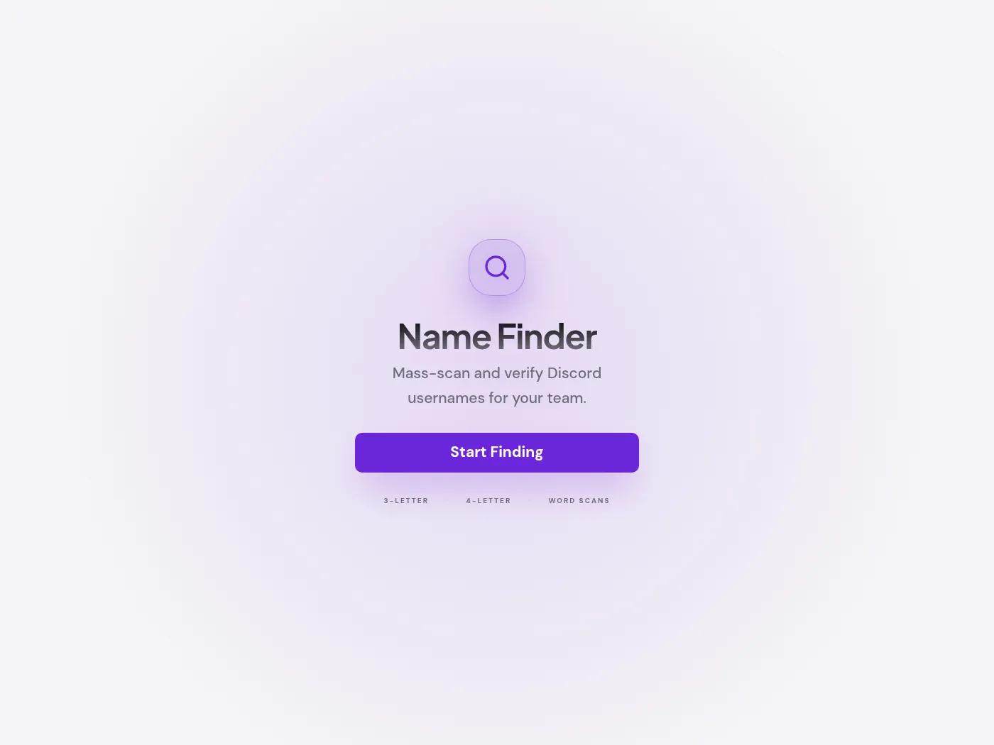 Discord Name Finder