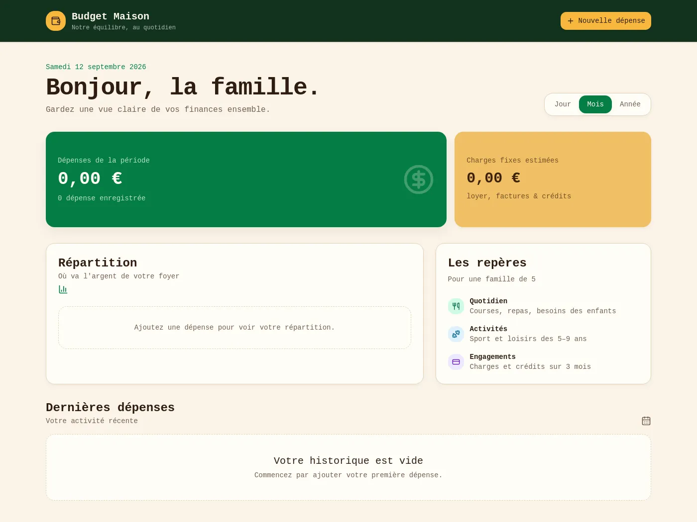 Family Budget Tracker