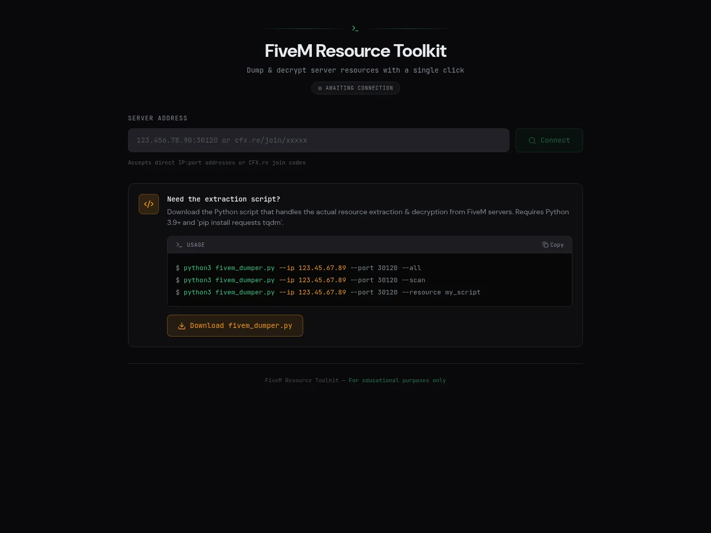 FiveM Resource Toolkit
