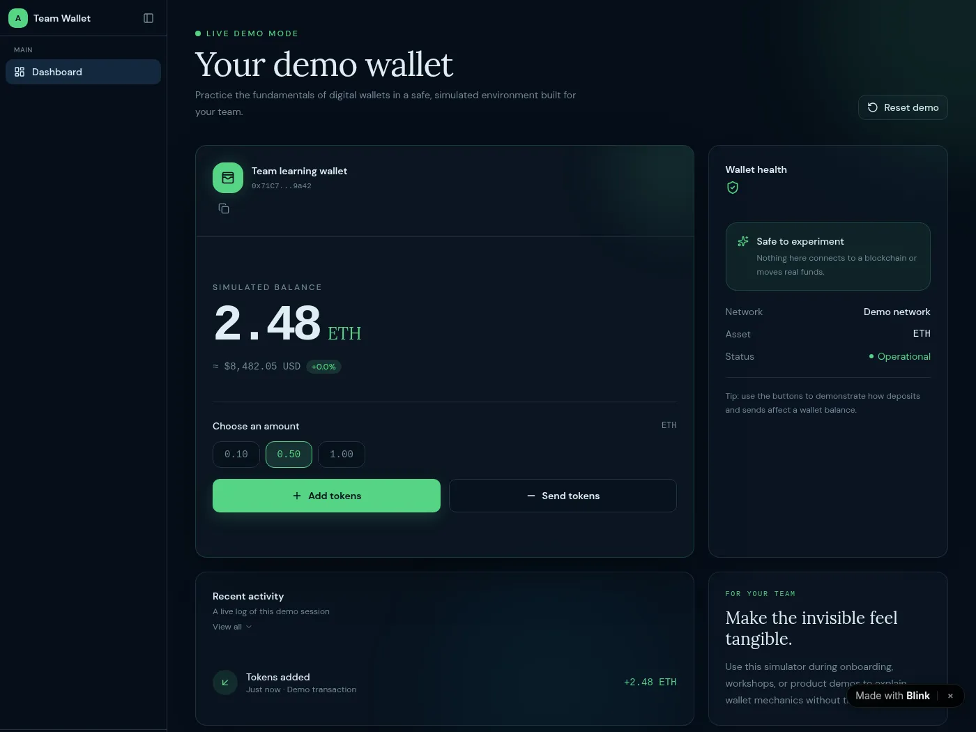 Crypto Wallet Simulator