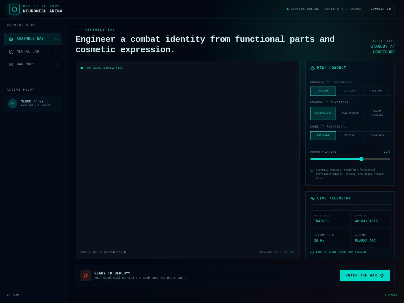 NeuroMech Arena
