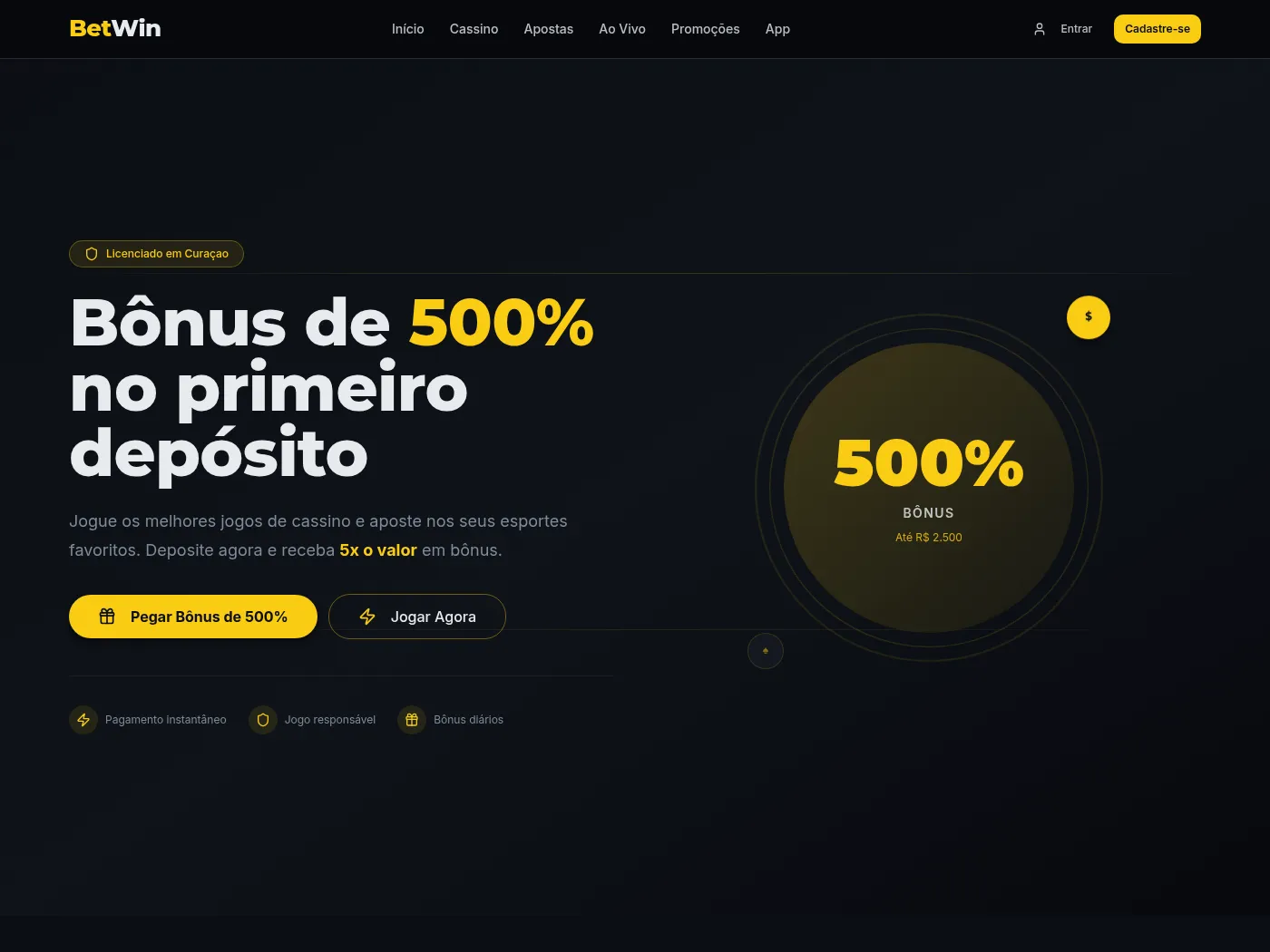 BetWin Casino Platform
