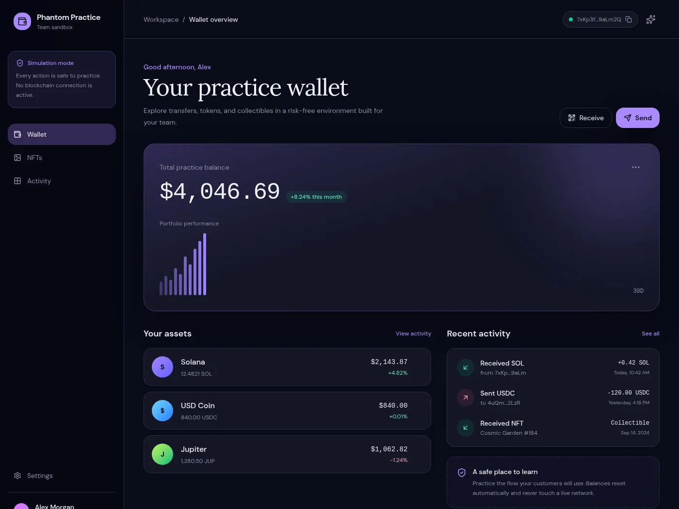 Phantom Practice Wallet