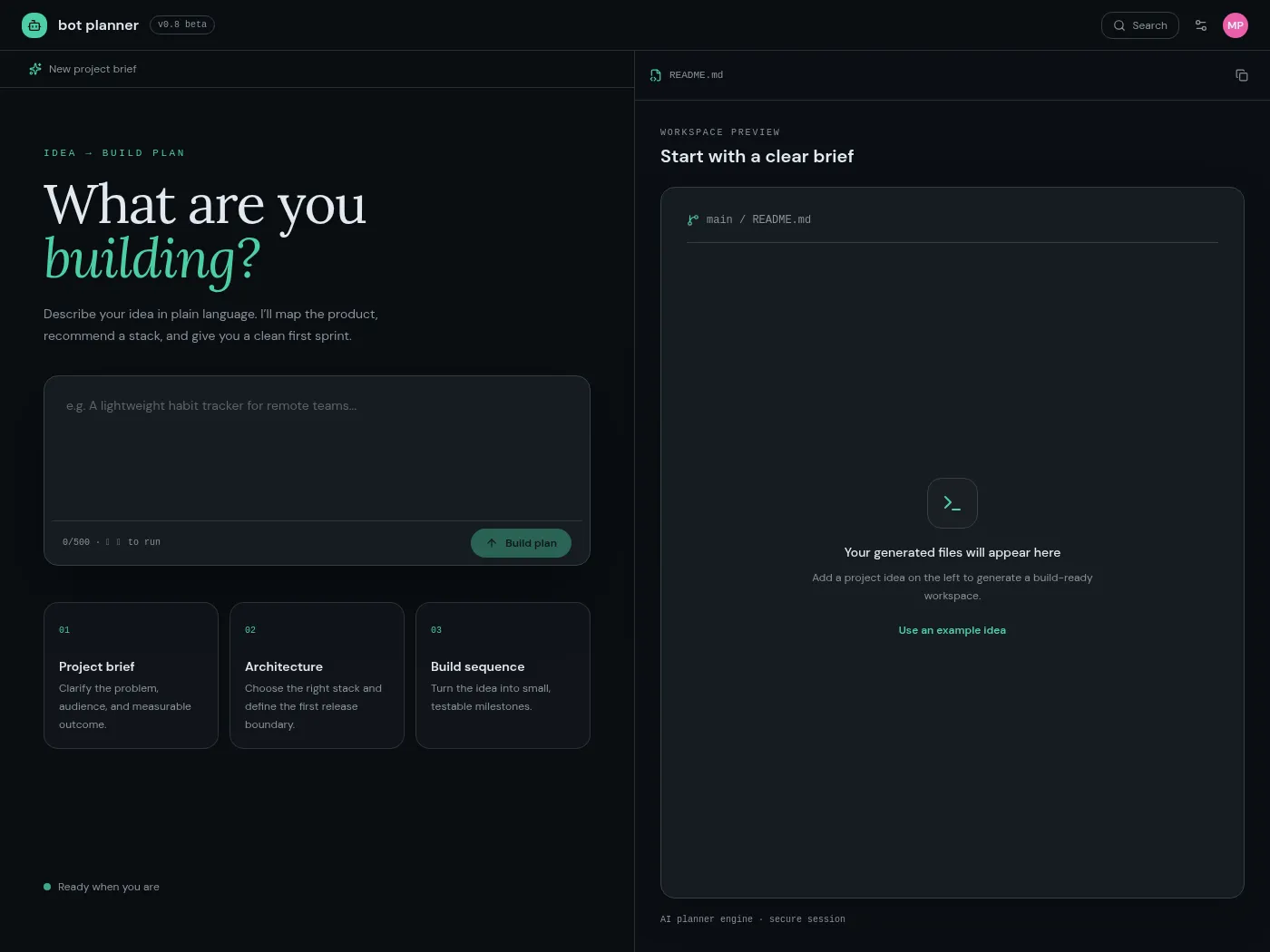 AI Project Planner Bot