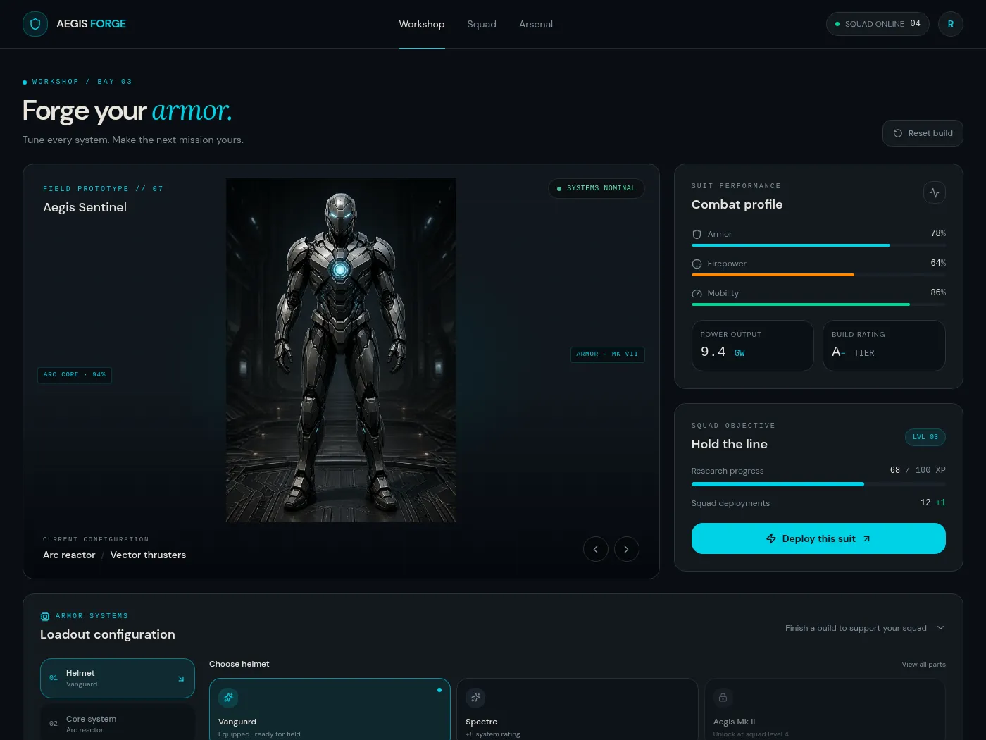 Ironman Armor Builder