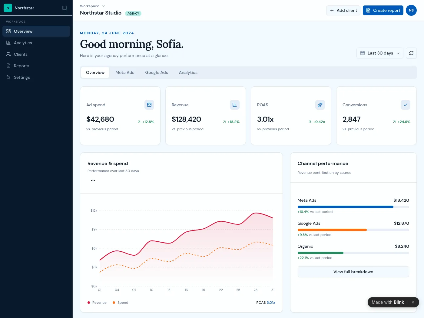 Agency Analytics Hub