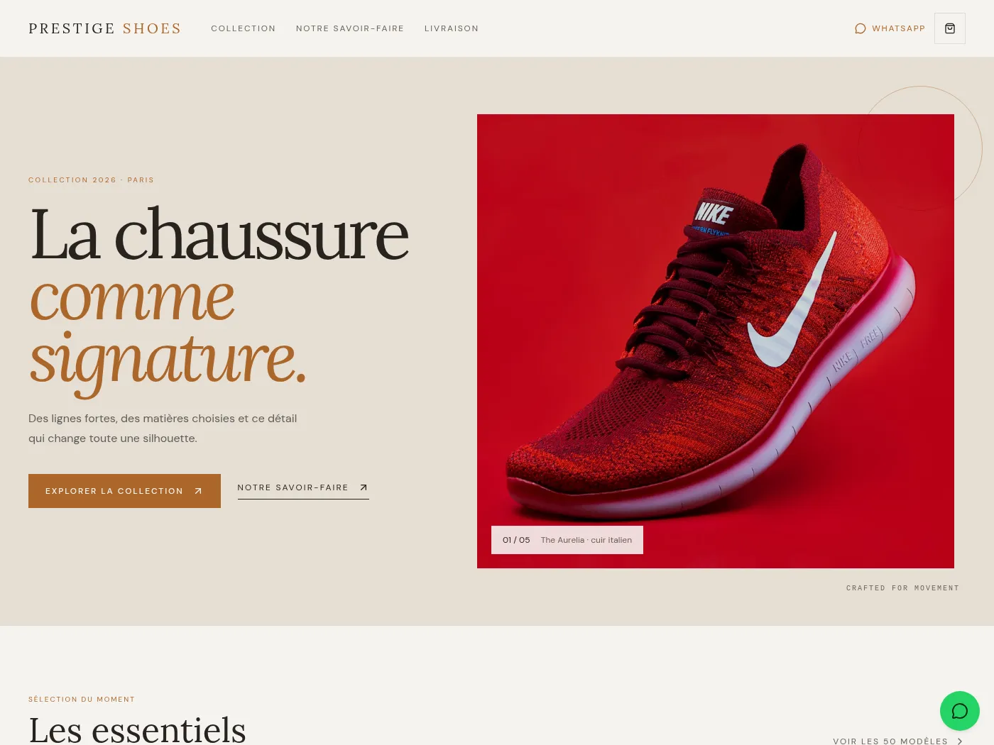Prestige Shoes E-Commerce