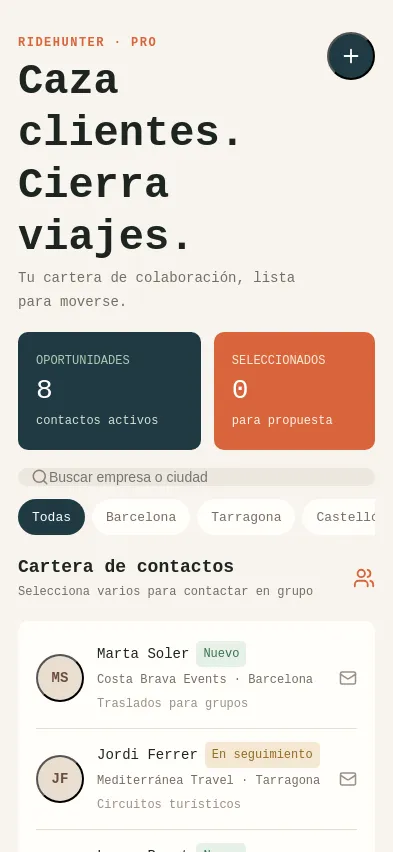 RideHunter App