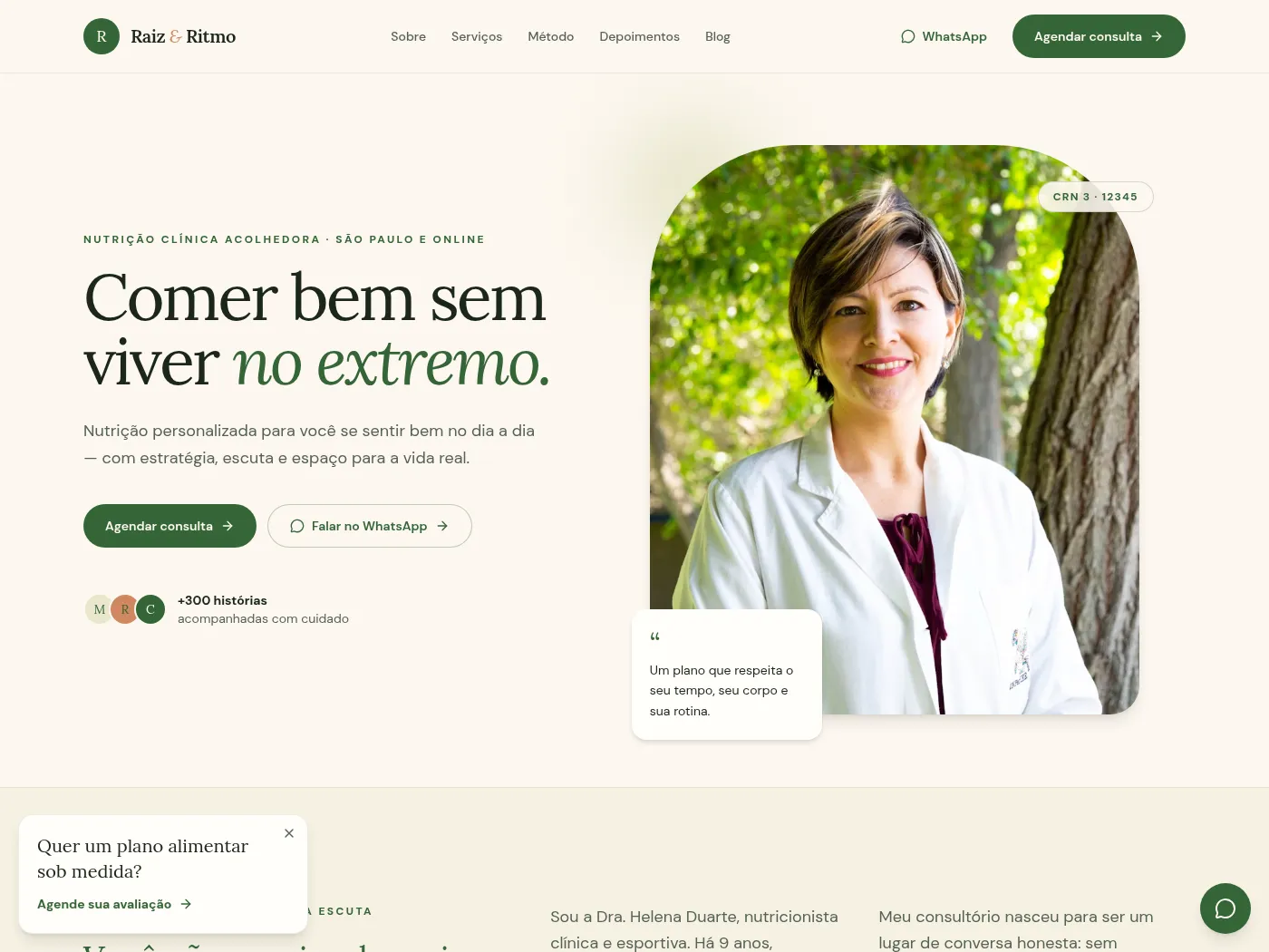 Consultório Nutrição Acolhedora