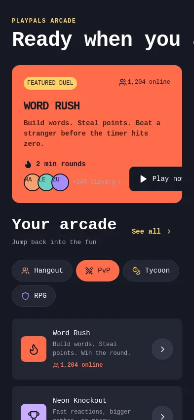 PlayPals Arcade