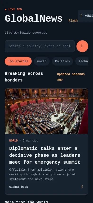 GlobalNews Flash