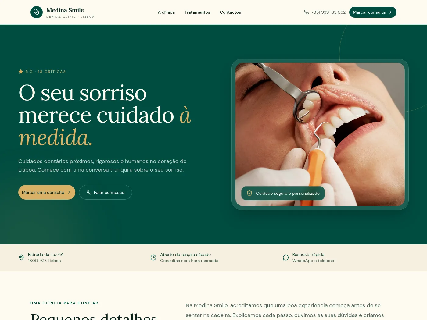 Medina Smile Booking