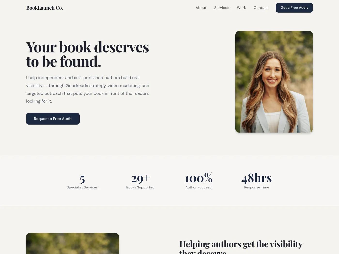 BookLaunch Co. Website