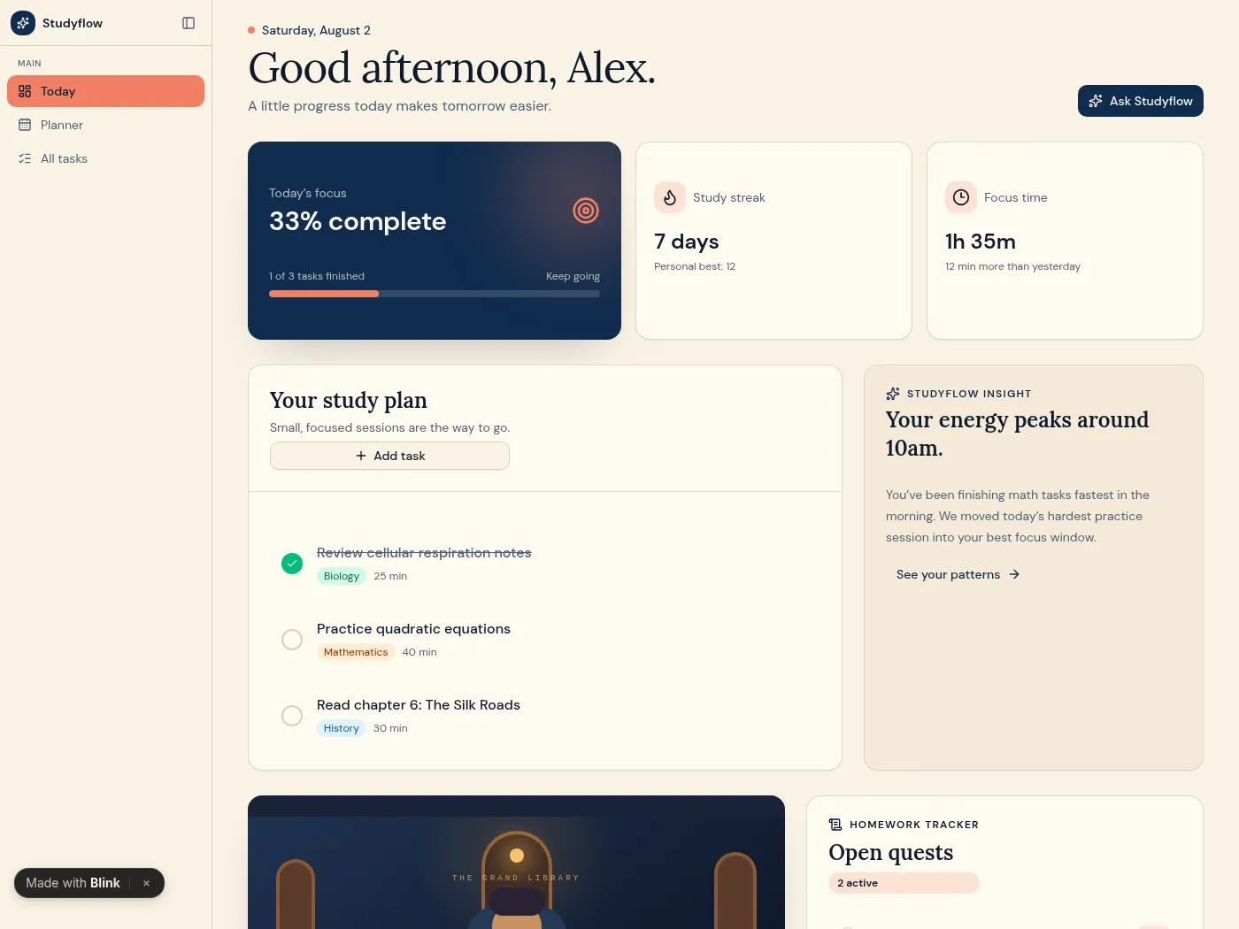 AI Study Planner