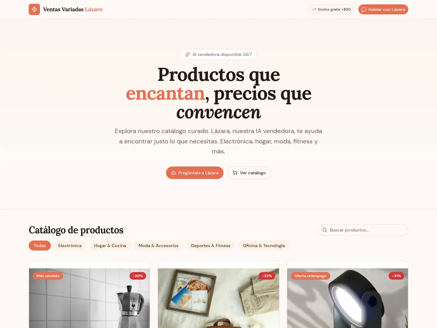 Ventas Variadas Lázaro