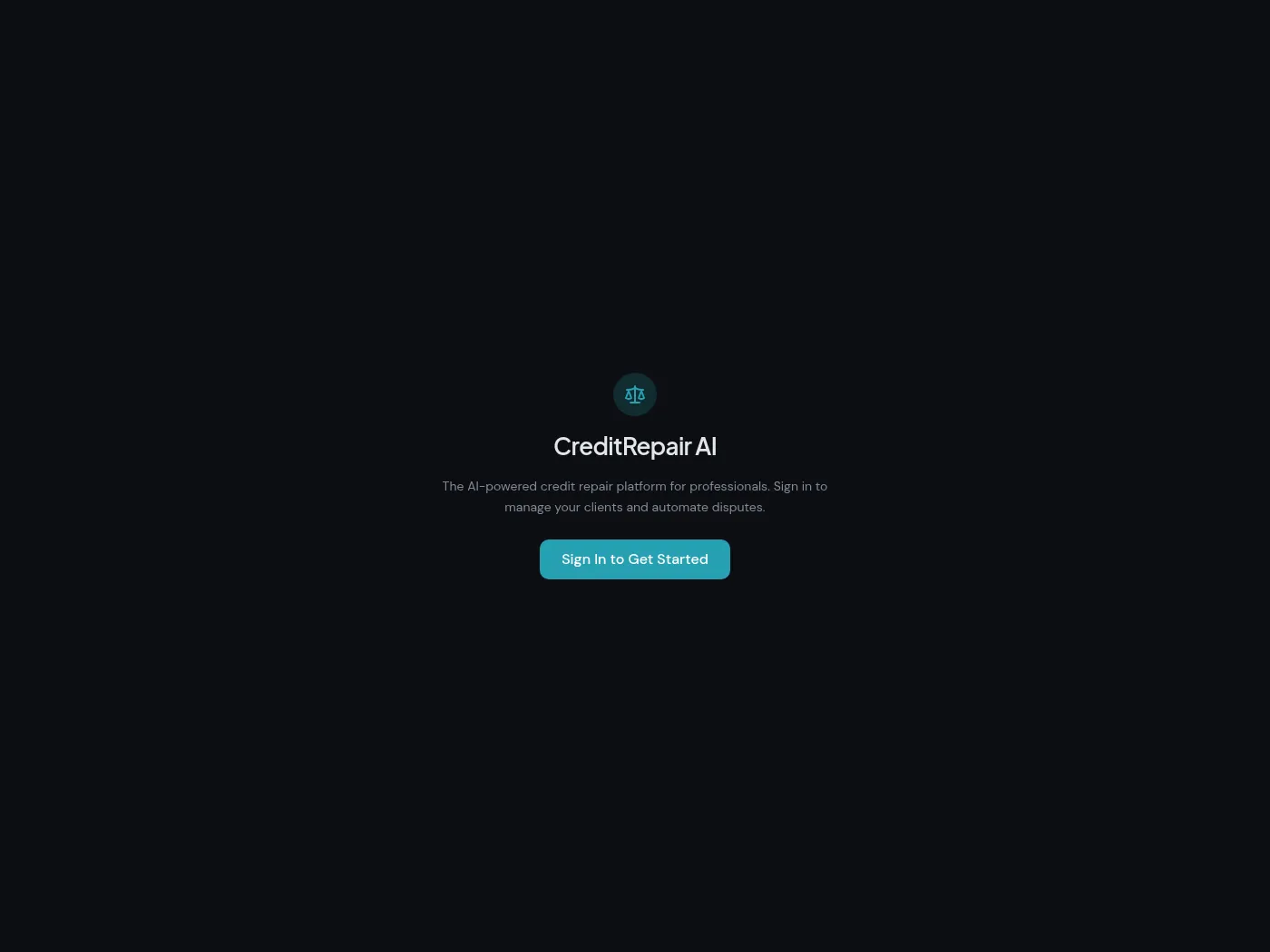 AI Credit Repair Agent