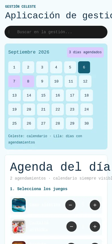 Gestión Celeste Móvil