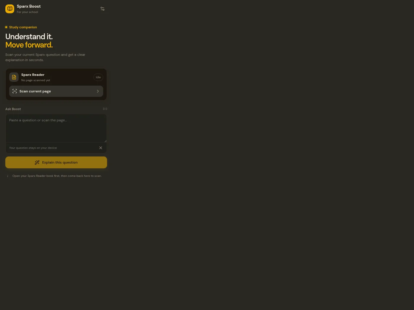 Sparx Boost Chrome Extension